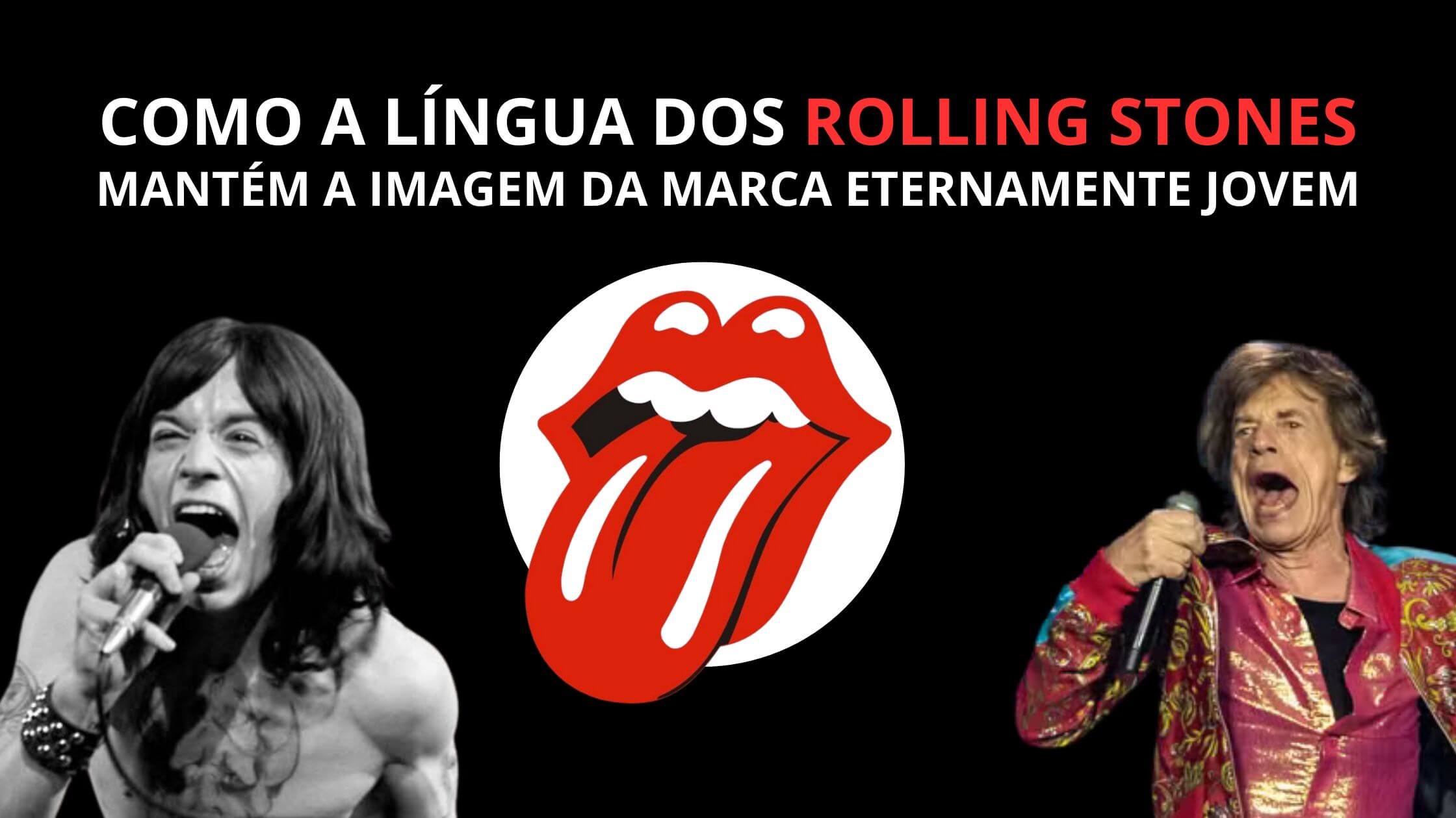 A Língua dos Rolling Stones é uma imagem eternamente jovem